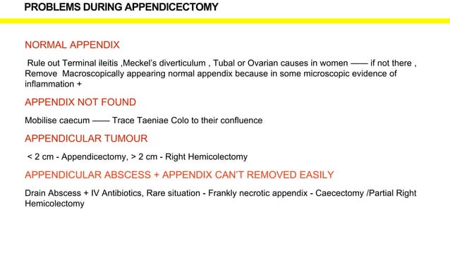 Acute Appendicitis | PPTX | Digestive Disorders | Diseases and Conditions