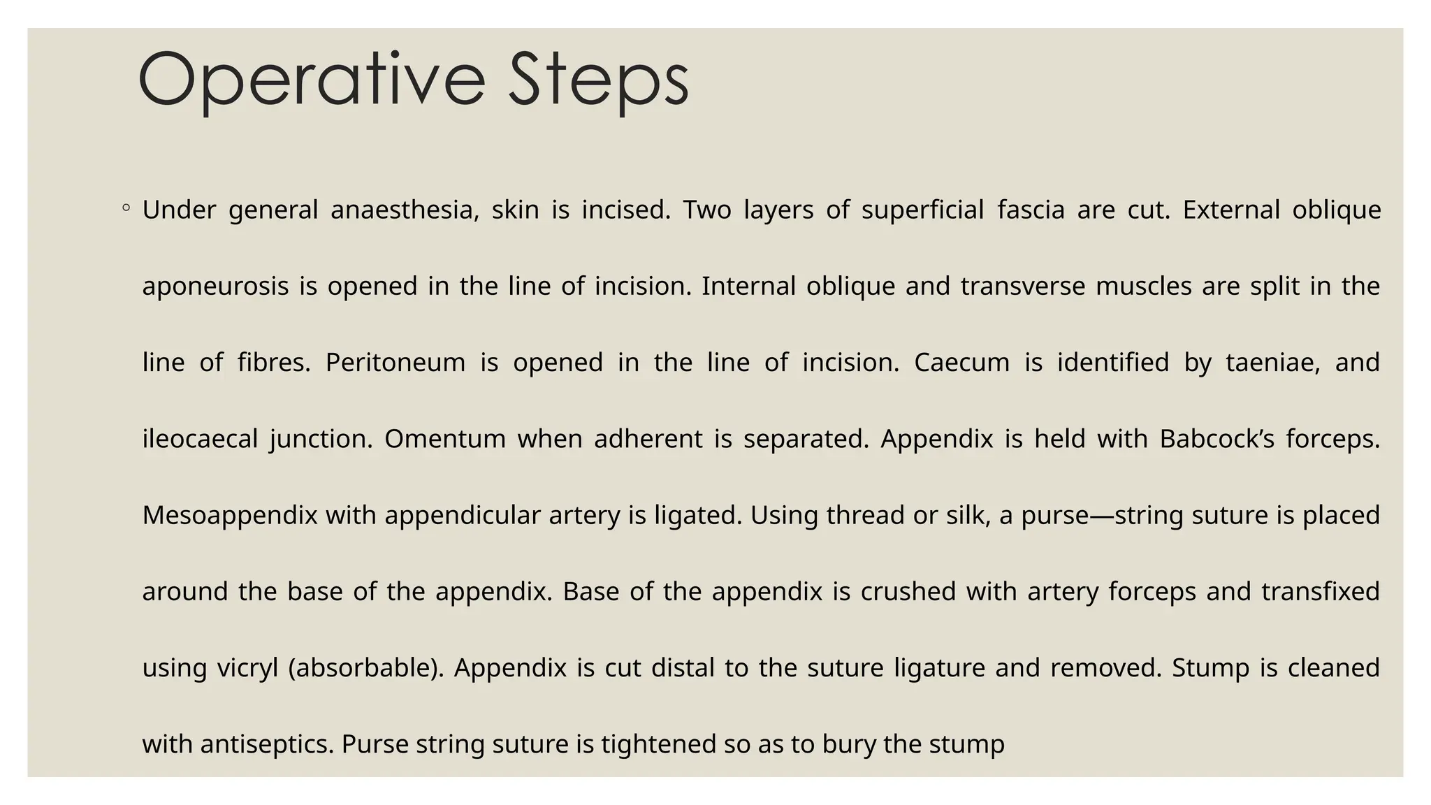 appendix and its diseases in detail for surgery | PPTX