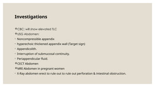 appendix and its diseases in detail for surgery | PPTX