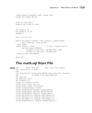 Appendix A Tables | PDF
