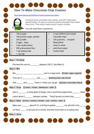 how to make chocolate chip cookies | PDF