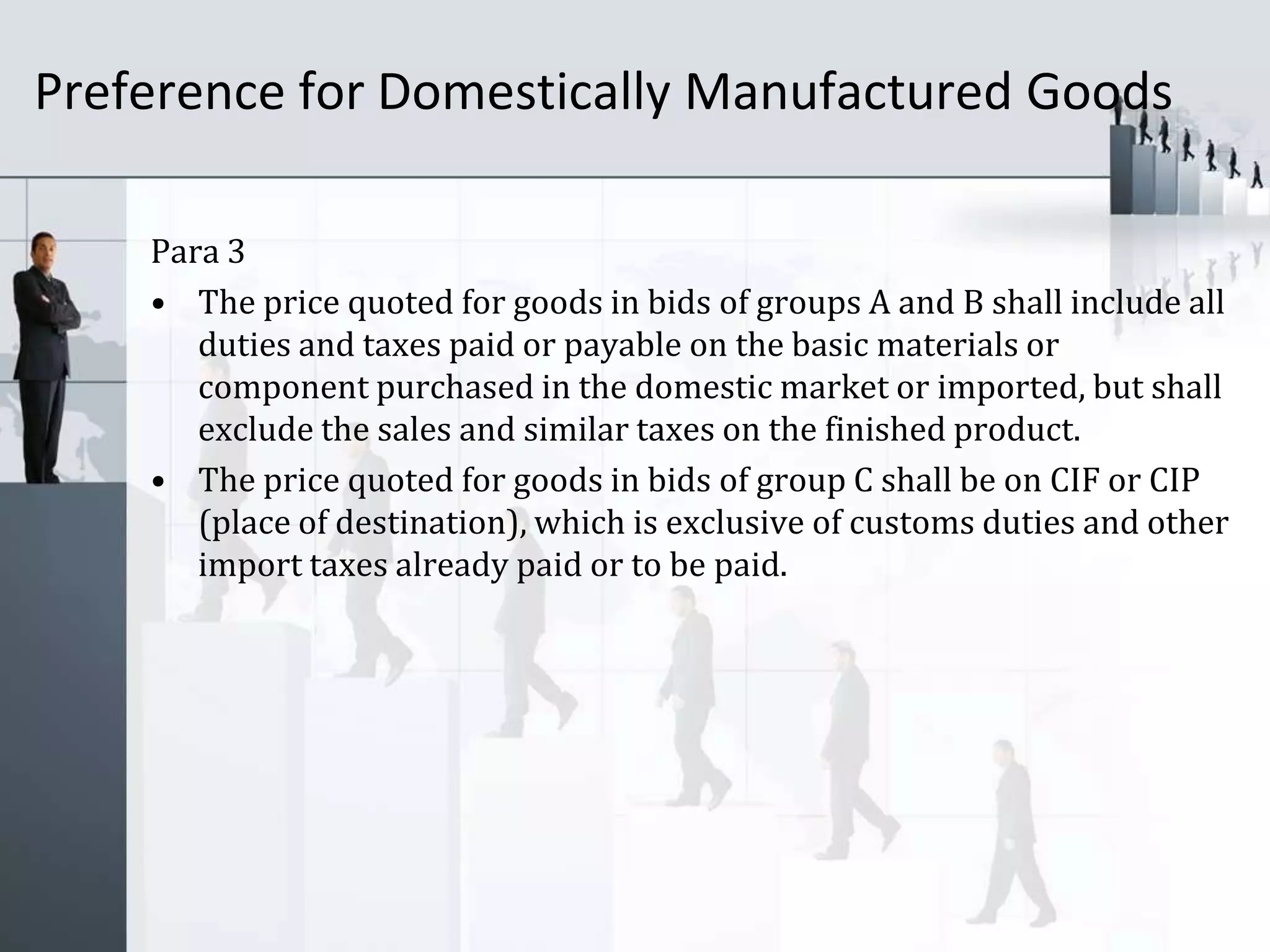 Appendix 2 domestic preferences | PPTX