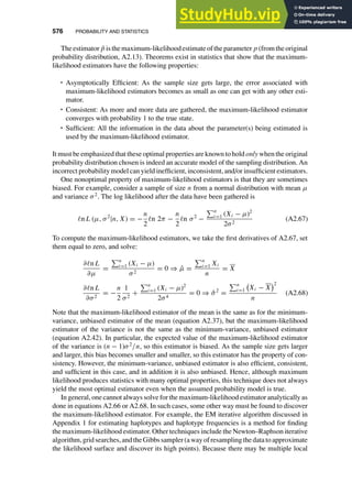 Appendix 2 Probability And Statistics | PDF