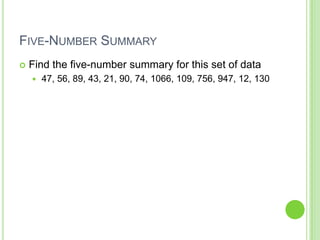 Appendix 2 Statistics PowerPoint | PPT