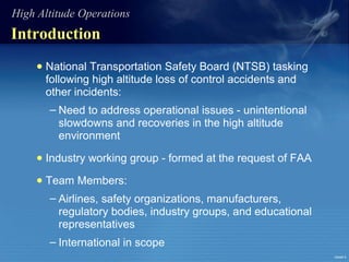 High Altitude Flight Operations | PPT