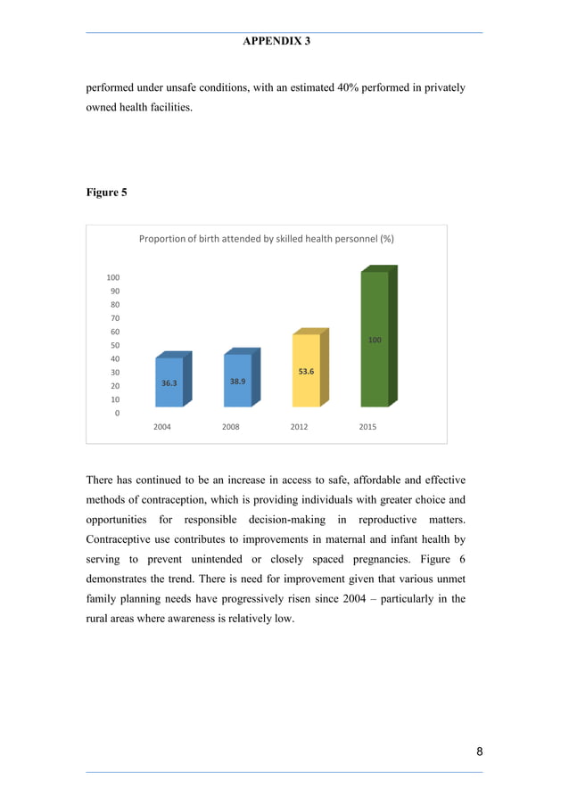 Appendix 3 justification for mdg 5 maf | PDF