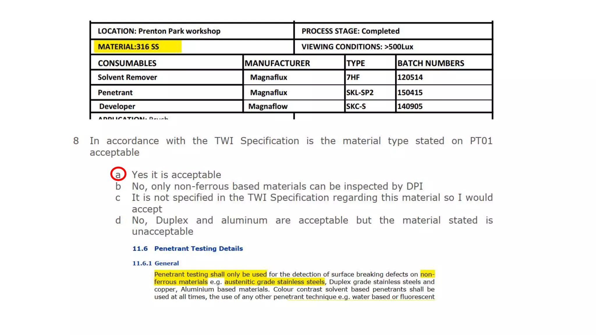 cswip 3.2 appendix 5 - training report.pptx
