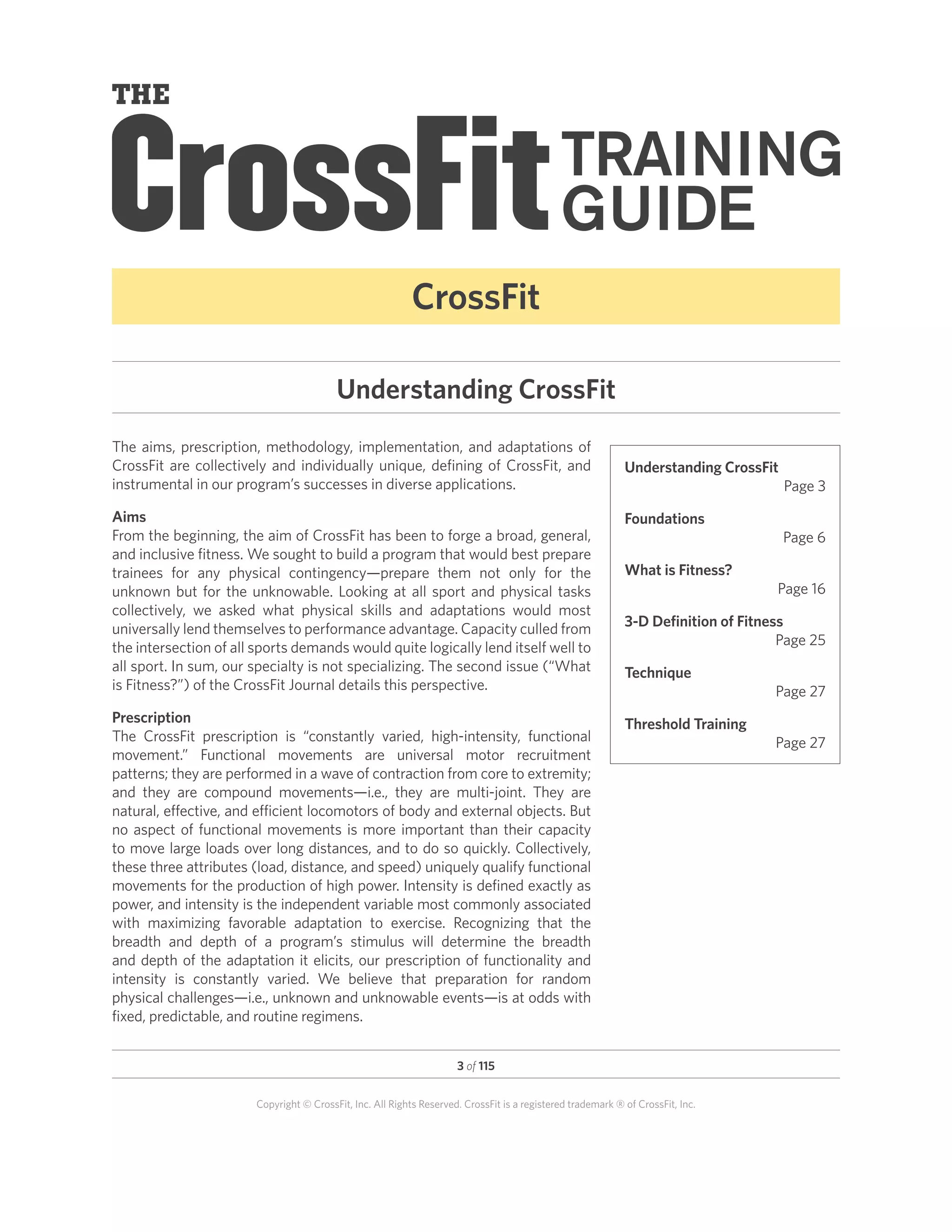 CrossFit Level 1 Guide | PDF