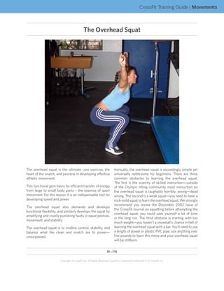 Crossfit Training Guide Level 1