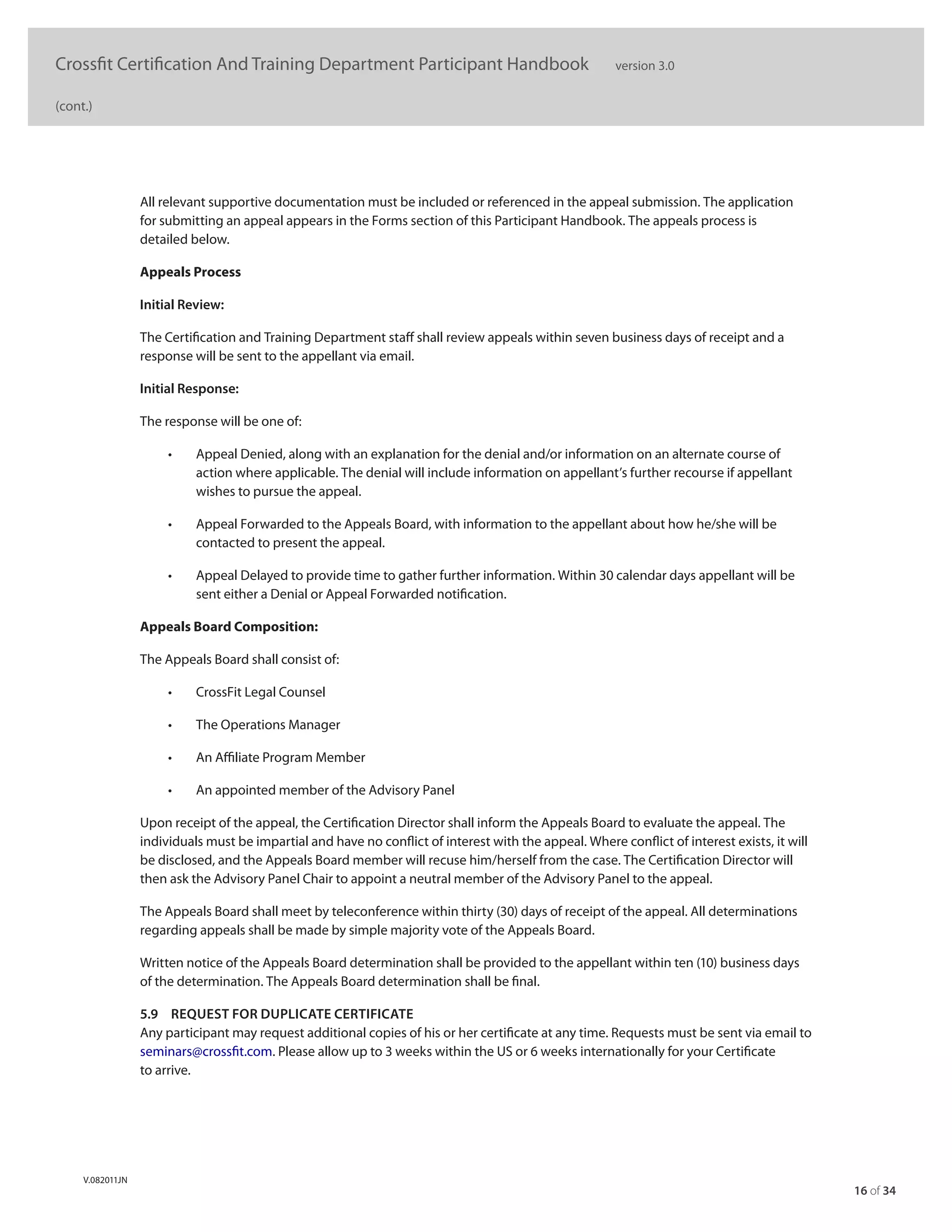 CrossFit Level 1 Official Manual | PDF