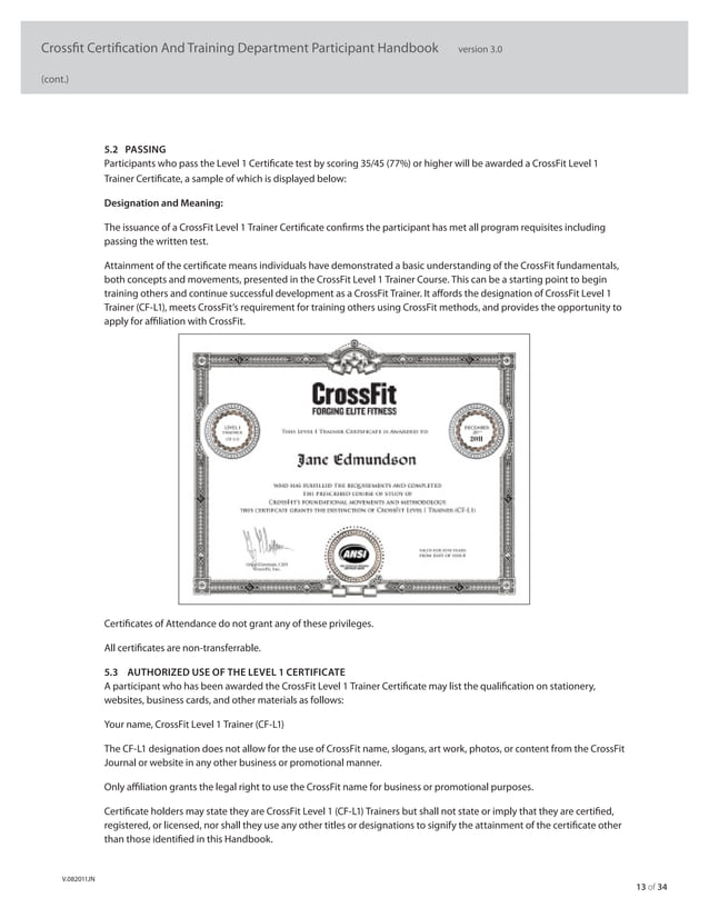 CrossFit Level 1 Official Manual | PDF | Programming Languages | Computing