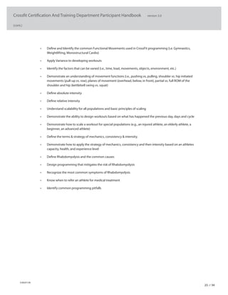 CrossFit Level 1 Official Manual | PDF