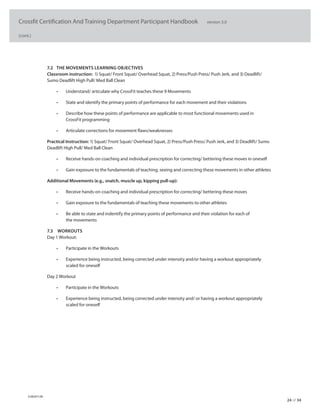 CrossFit Level 1 Official Manual | PDF