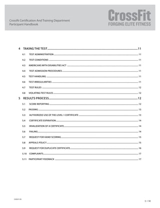 CrossFit Level 1 Official Manual | PDF