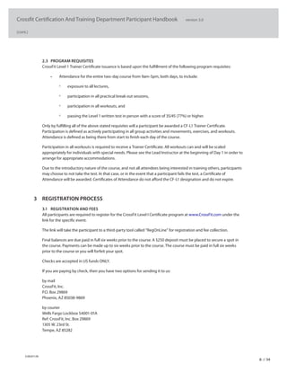 CrossFit Level 1 Official Manual | PDF