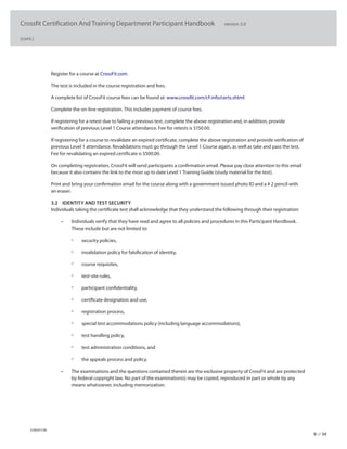 CrossFit Level 1 Official Manual | PDF