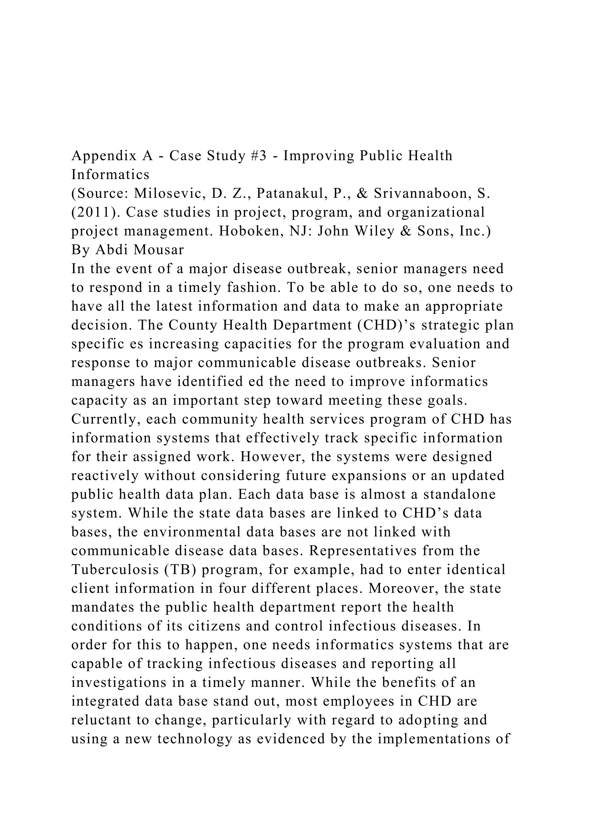 Appendix A - Case Study #3 - Improving Public Health Informati.docx