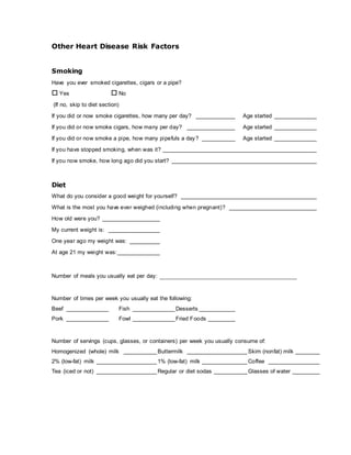 Appendix a medical questionnaire | DOCX