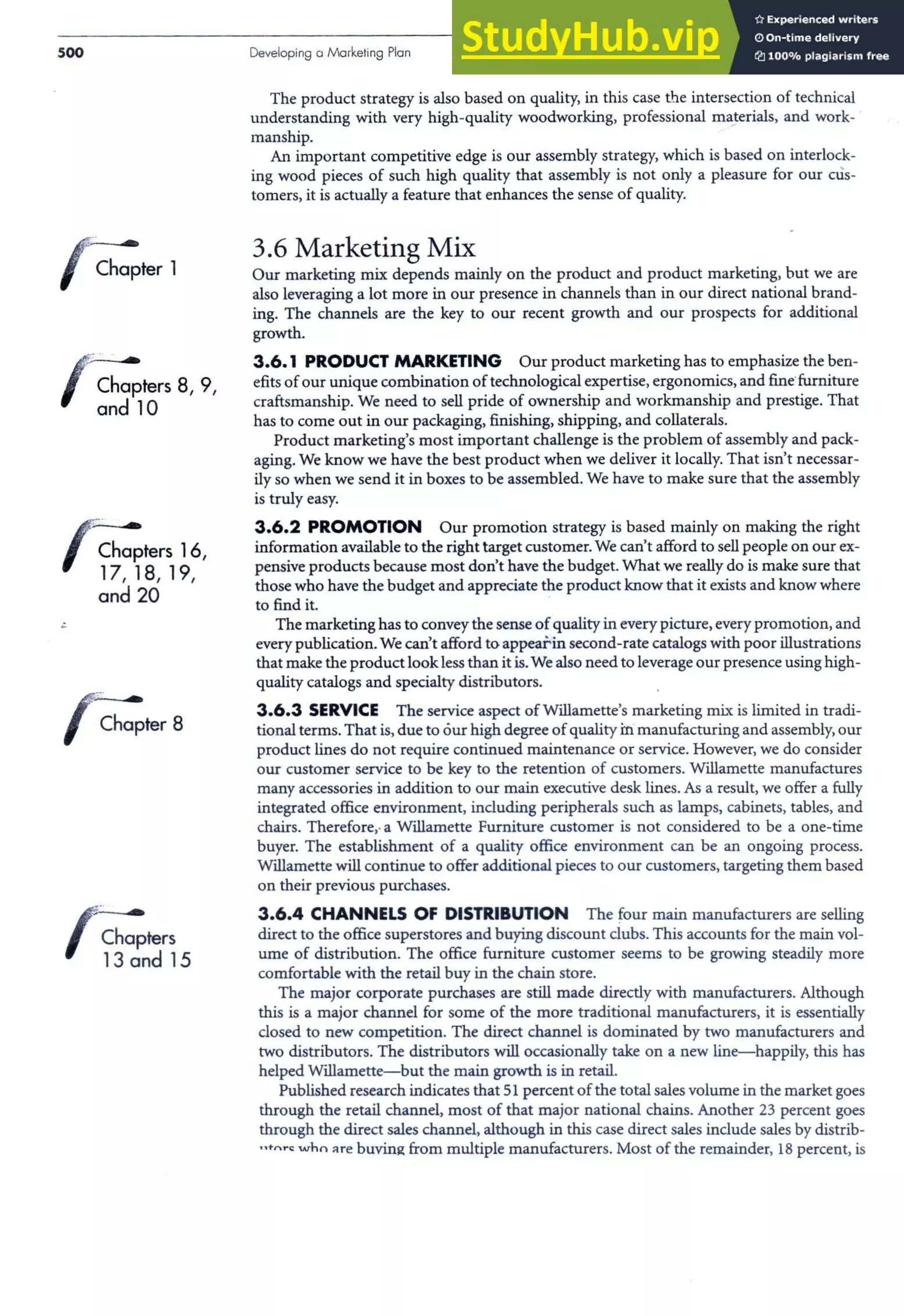Appendix A-Sample Of Marketing Plan | PDF