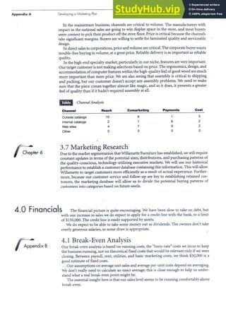 Appendix A-Sample Of Marketing Plan | PDF