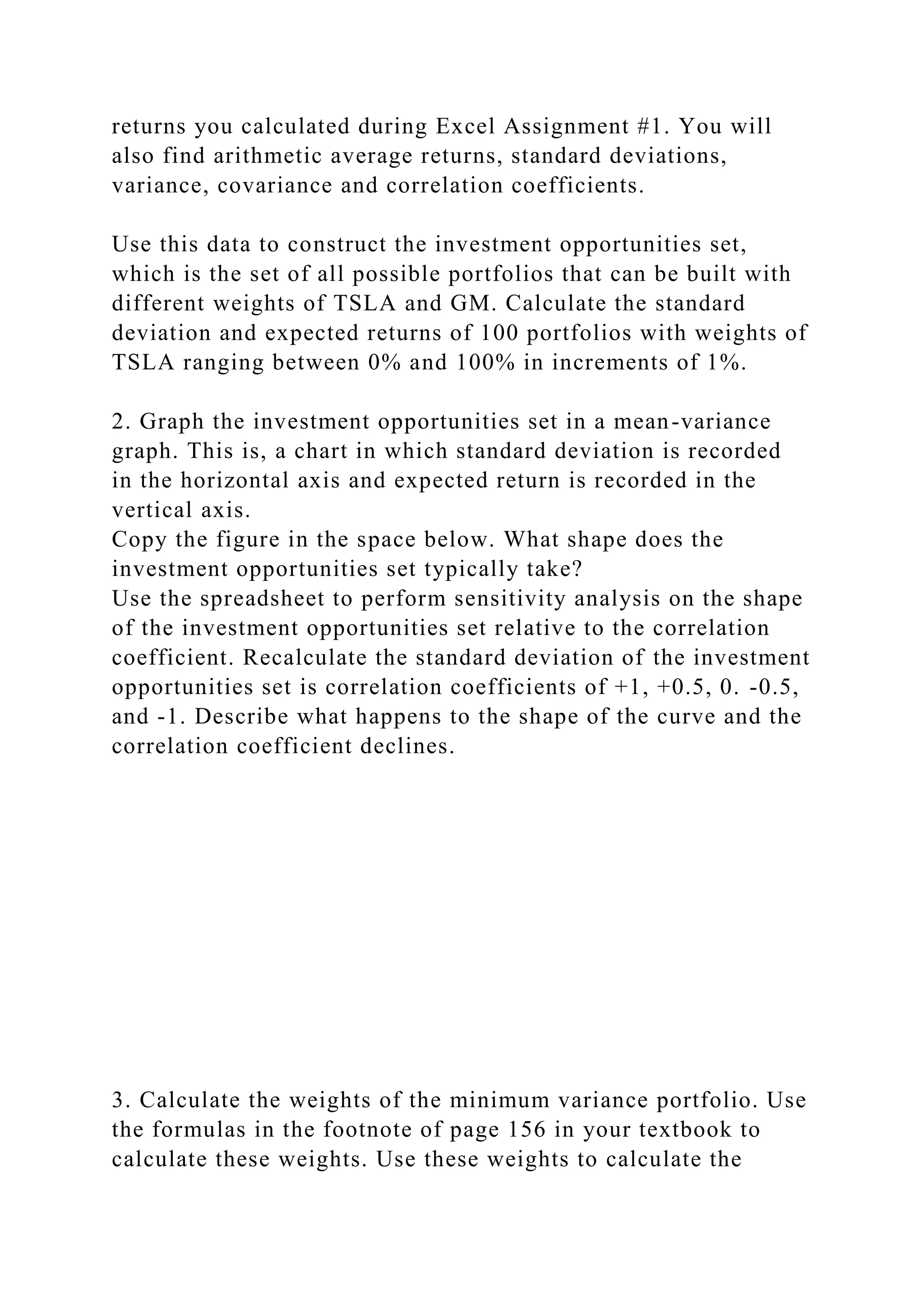 APPENDIX A A Spreadsheet Model for Efficient Diversificatio.docx