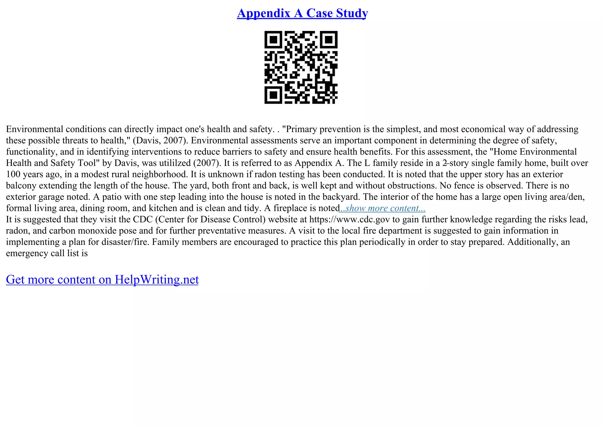 Appendix A Case Study | PPT