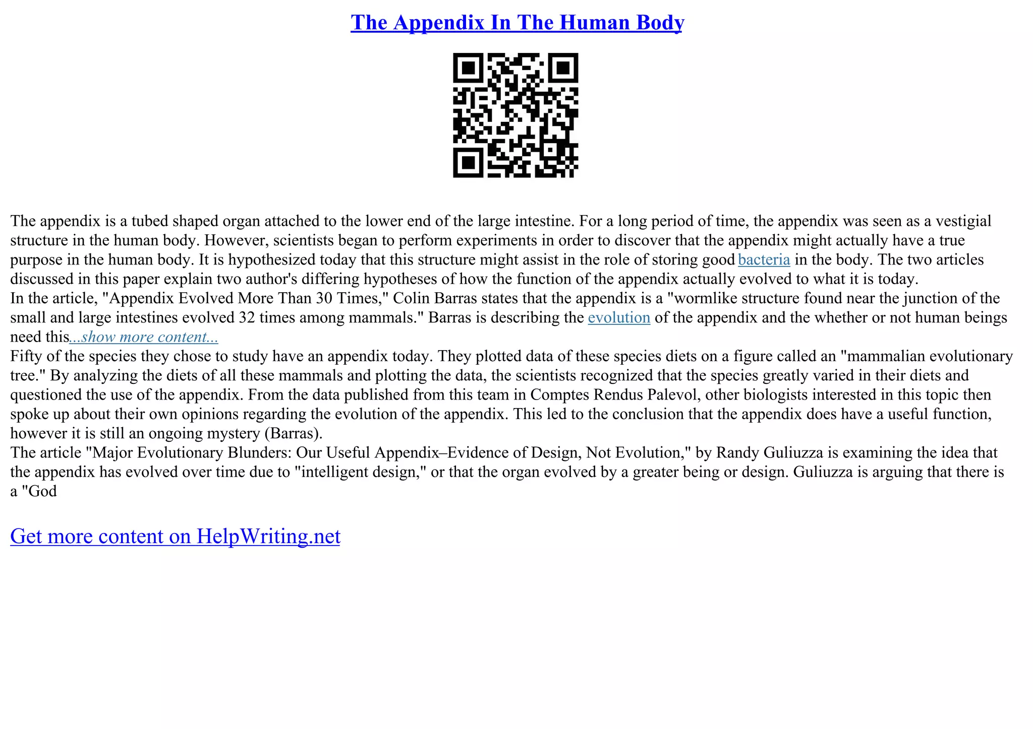 Appendix A Case Study | PDF