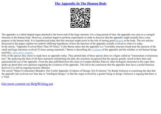 Appendix A Case Study | PPT