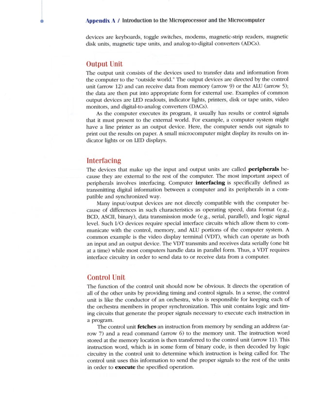 Appendix a introduction tonthe microprocessor and the microcomputer | PDF