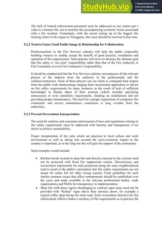 Appendix A POSITION PAPER ON SAFETY AGAINST FIRE IN BUILDINGS CONTENTS ...