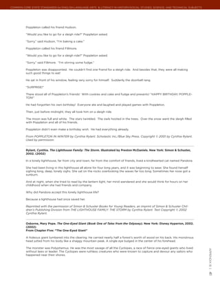 Appendix b -"Illustrative texts" of Common Core | PDF