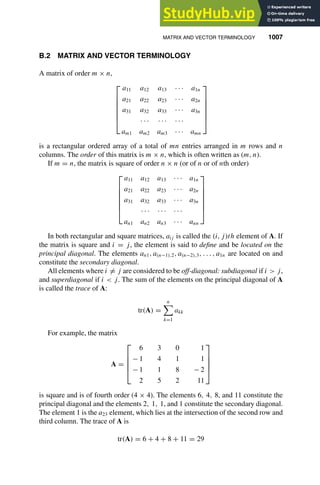 Appendix B Matrices And Determinants | PDF