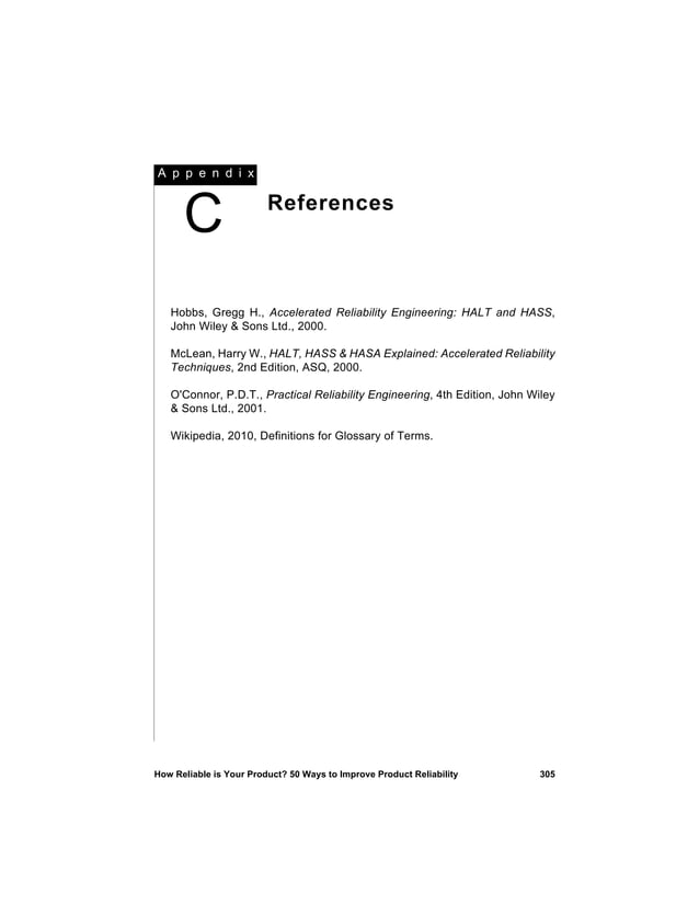 Appendix c references | PDF