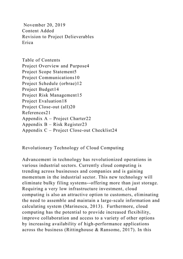 Appendix C – Project Close-out ChecklistSection 1.General Inf.docx
