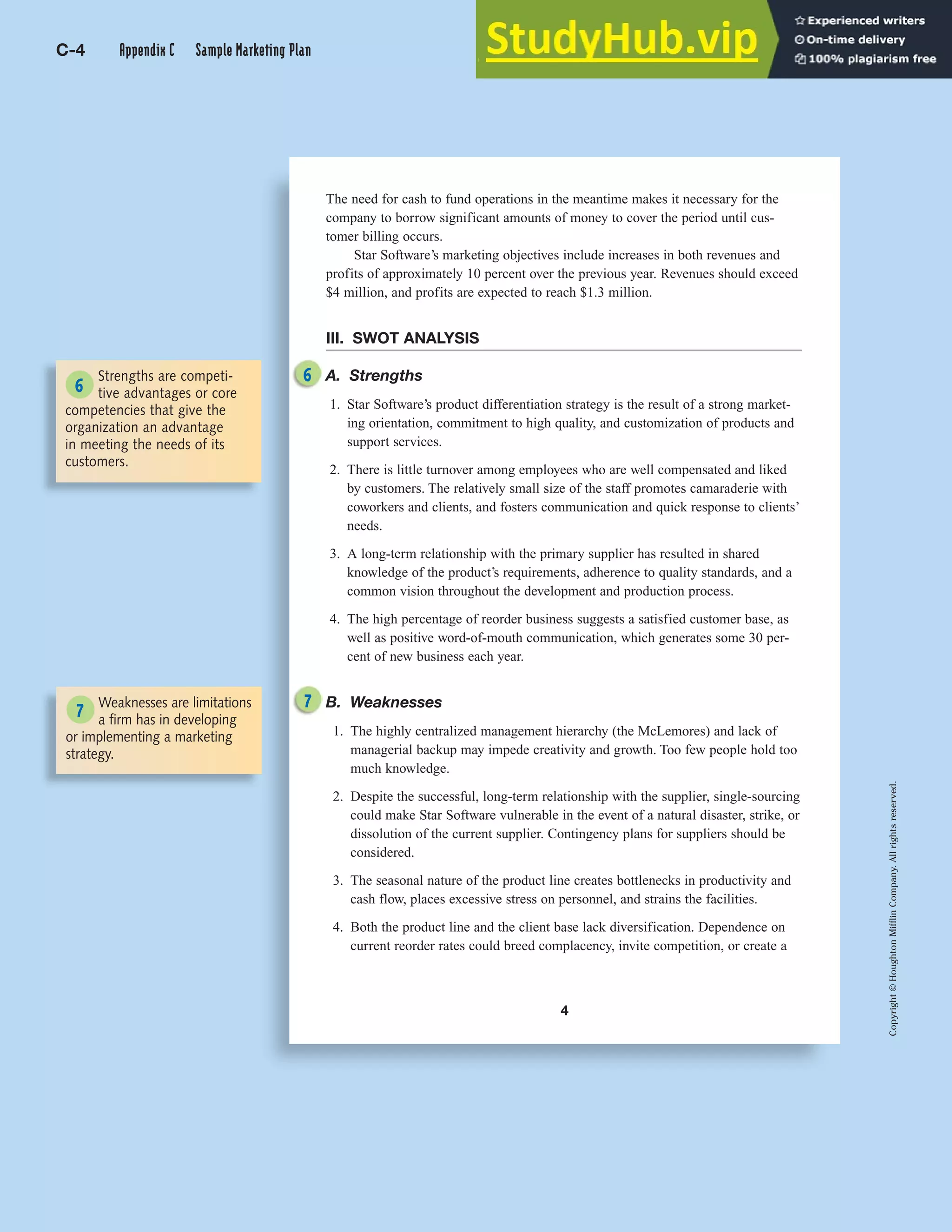 Appendix C Sample Marketing Plan APPENDIX C Sample Marketing Plan.pdf