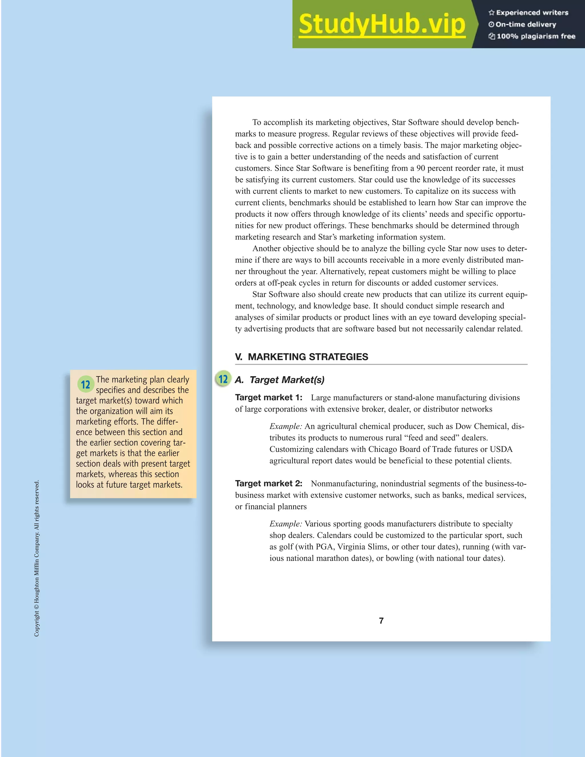 Appendix C Sample Marketing Plan APPENDIX C Sample Marketing Plan.pdf