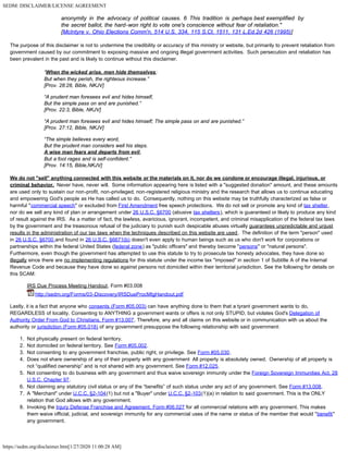 SEDM Disclaimer | PDF