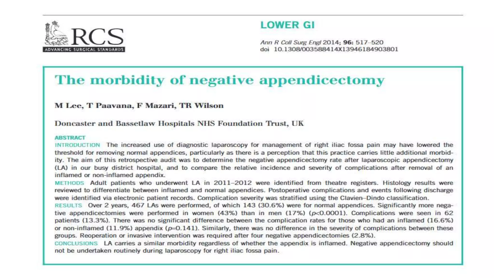 APPENDIX DRAFT.pptx | Digestive Disorders | Diseases and Conditions