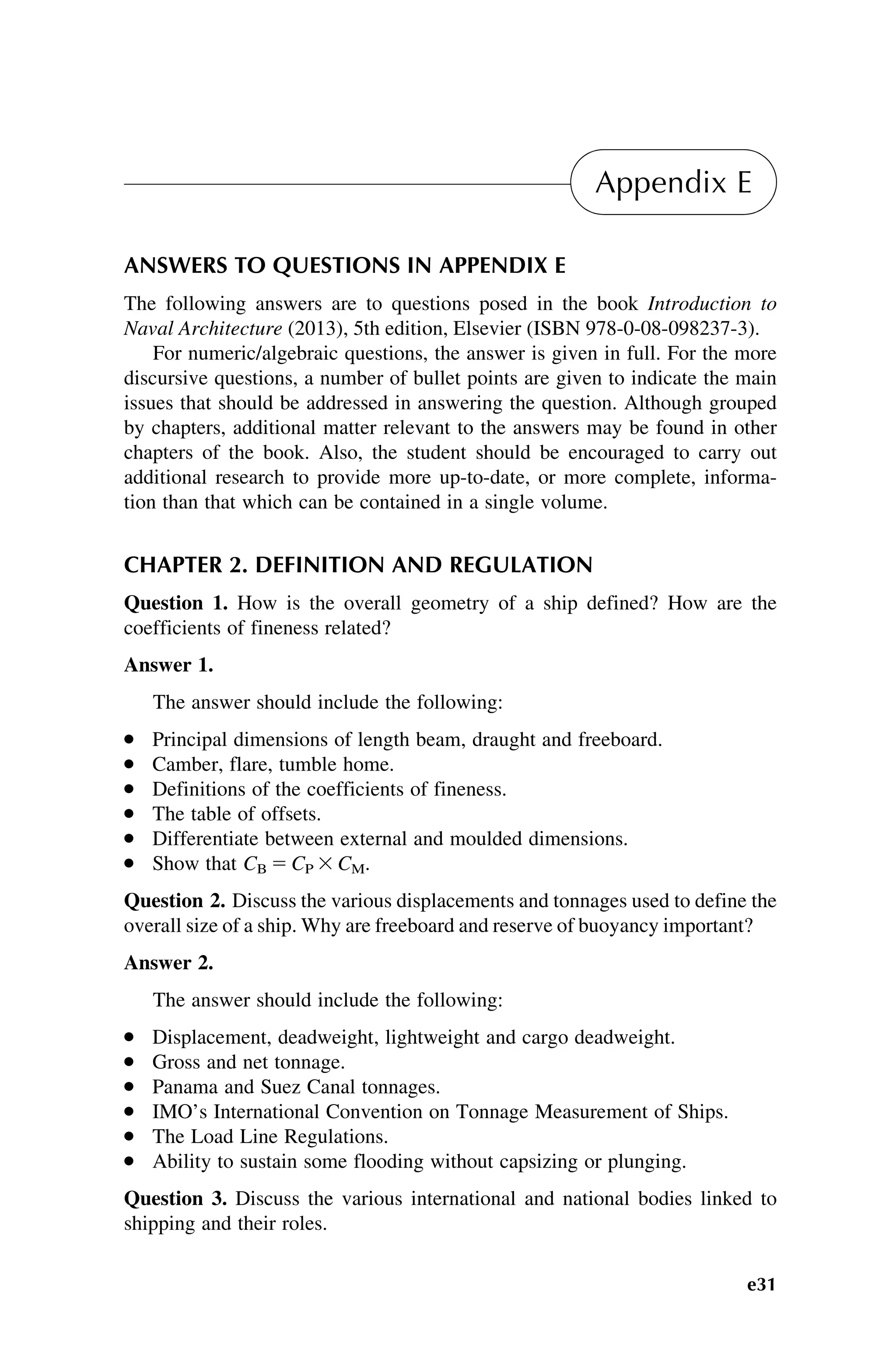 Introduction to Naval Architecture questions_and_answers. | PDF