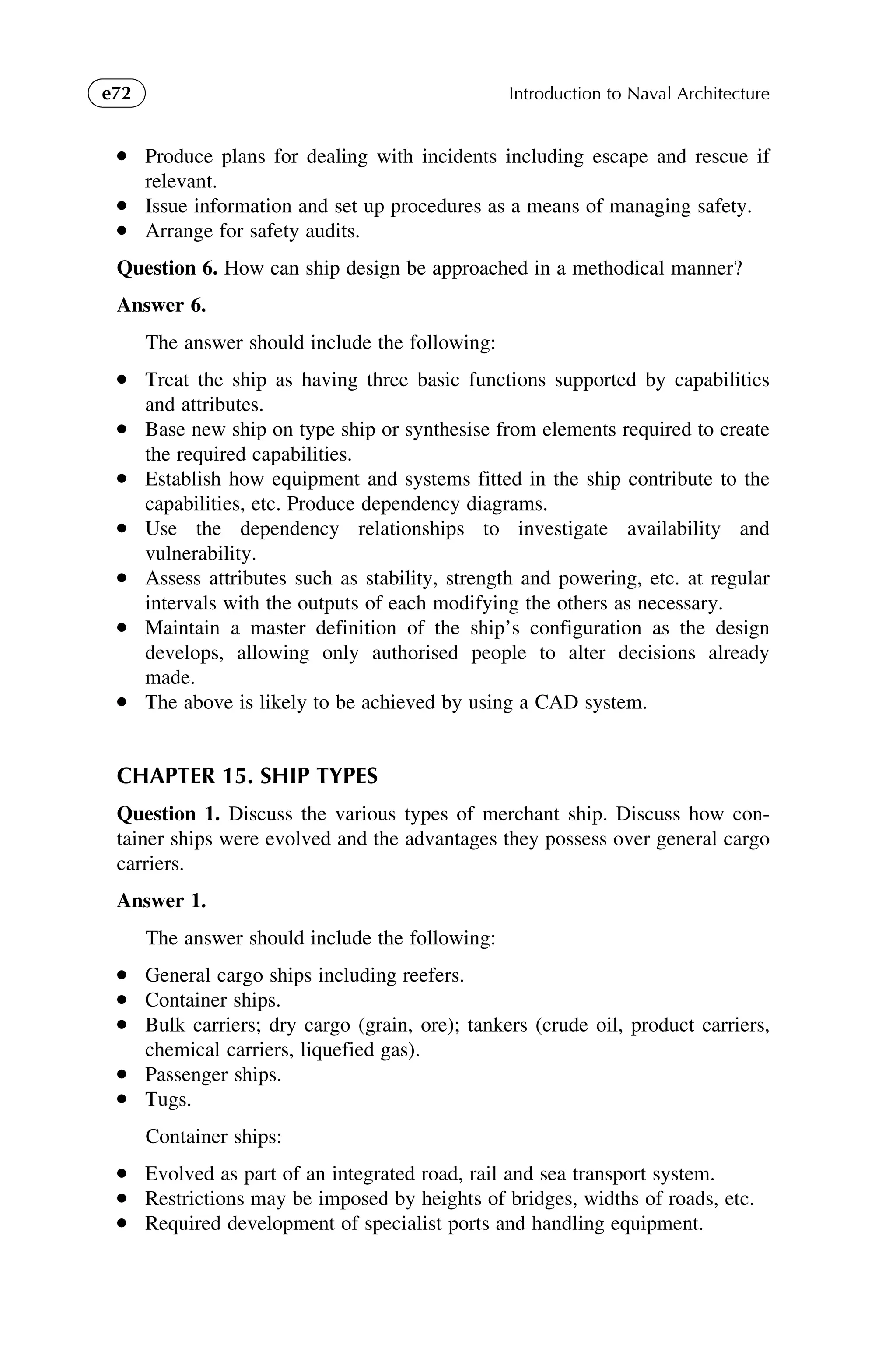 Introduction to Naval Architecture questions_and_answers. | PDF