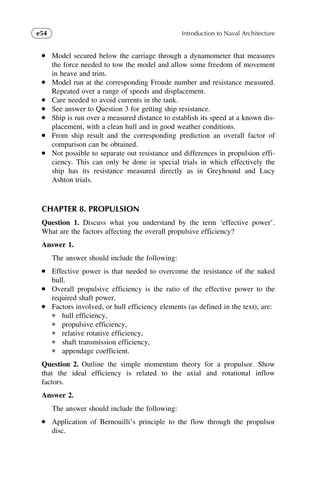 Introduction to Naval Architecture questions_and_answers. | PDF