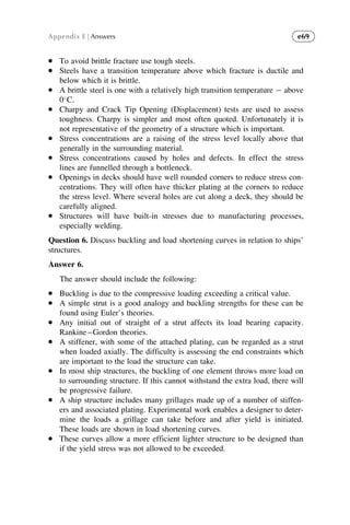 Introduction to Naval Architecture questions_and_answers. | PDF