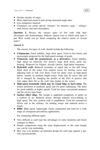Introduction to Naval Architecture questions_and_answers. | PDF