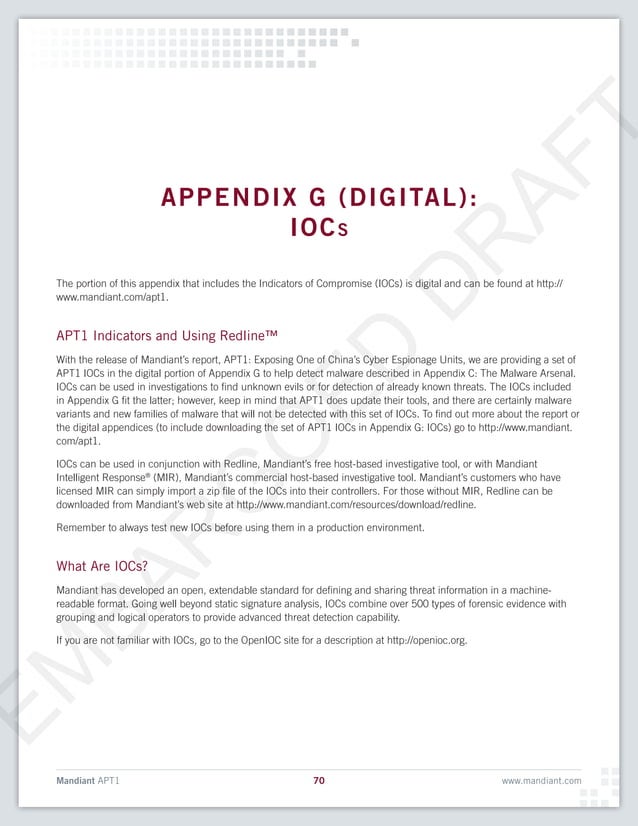 Appendix g iocs readme | PDF