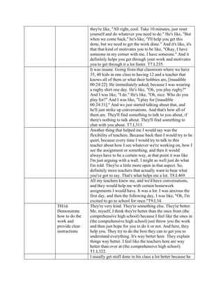 Interview Code Book Appendix J Tami Turner | DOCX