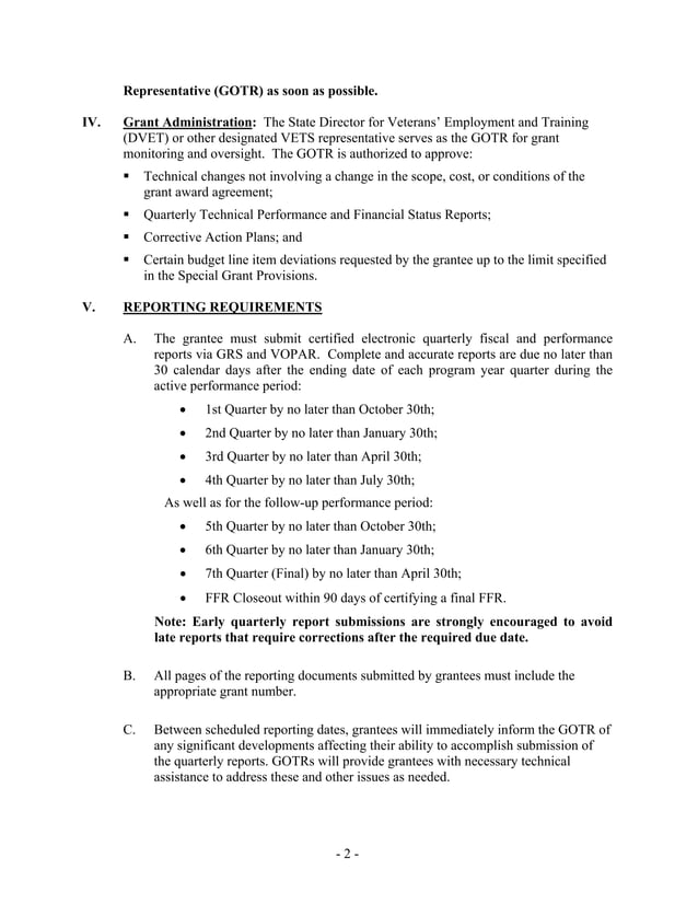 Veterans Program Letter | PDF