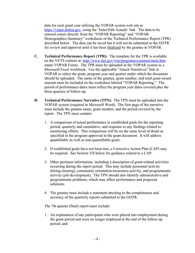 Veterans Program Letter | PDF