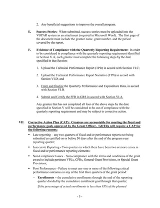 Veterans Program Letter | PDF