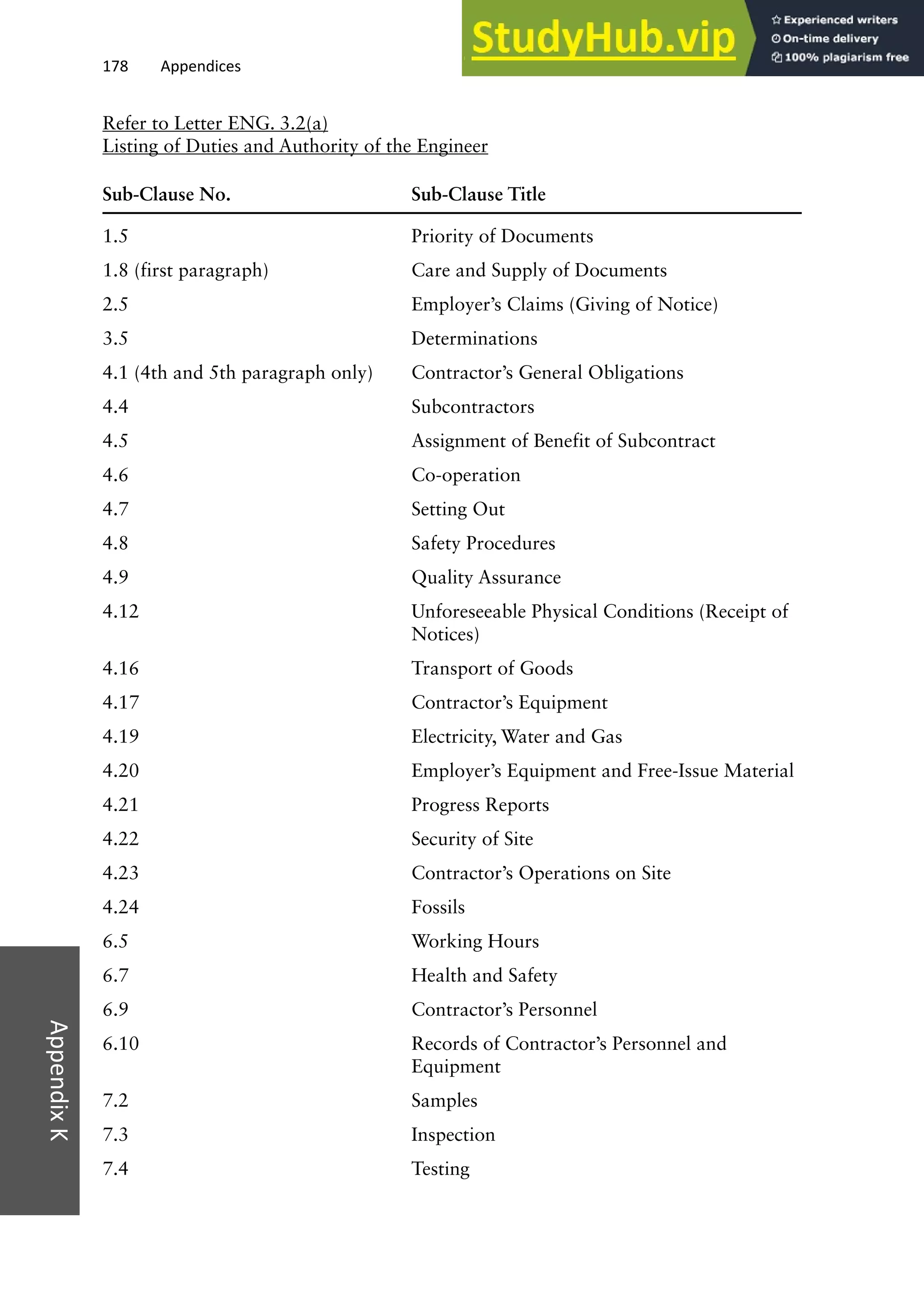 Appendix K Model Letters For Use By The Engineer | PDF