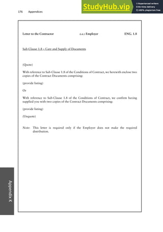 Appendix K Model Letters For Use By The Engineer | PDF